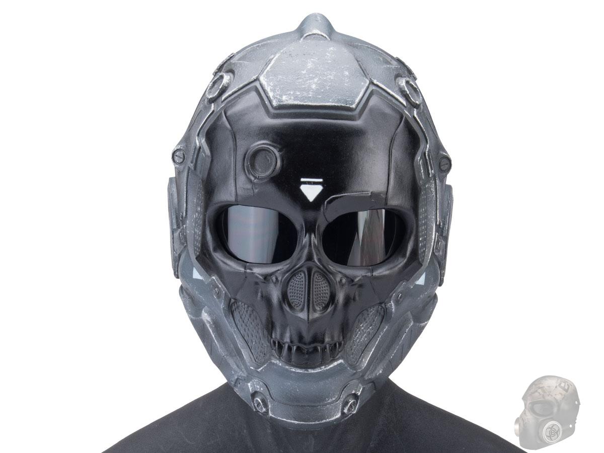 Evike.com R-Custom Fiberglass "Cyberskull" Full Face Mask (Color ...