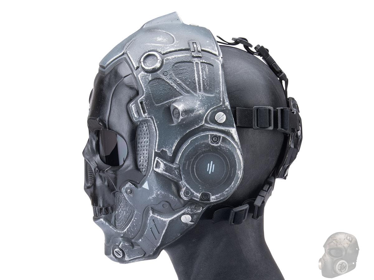 Evike.com R-Custom Fiberglass "Cyberskull" Full Face Mask (Color ...