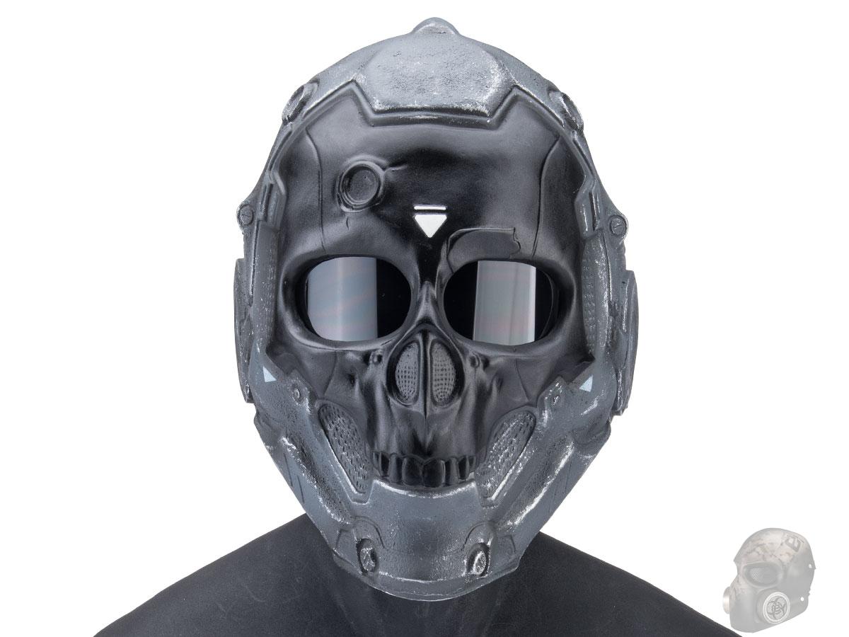 Evike.com R-Custom Fiberglass "Cyberskull" Full Face Mask (Color ...