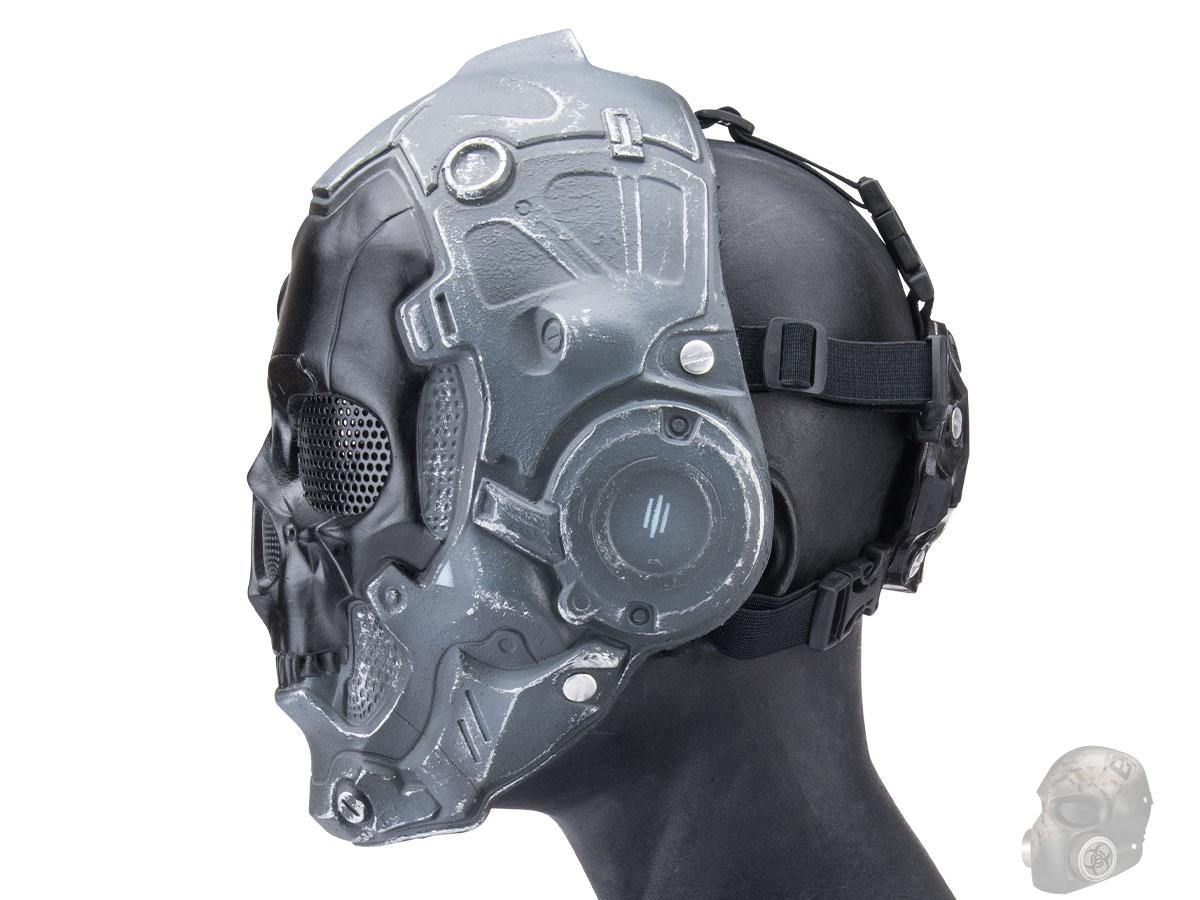 Evike.com R-Custom Fiberglass "Cyberskull" Full Face Mask (Color ...