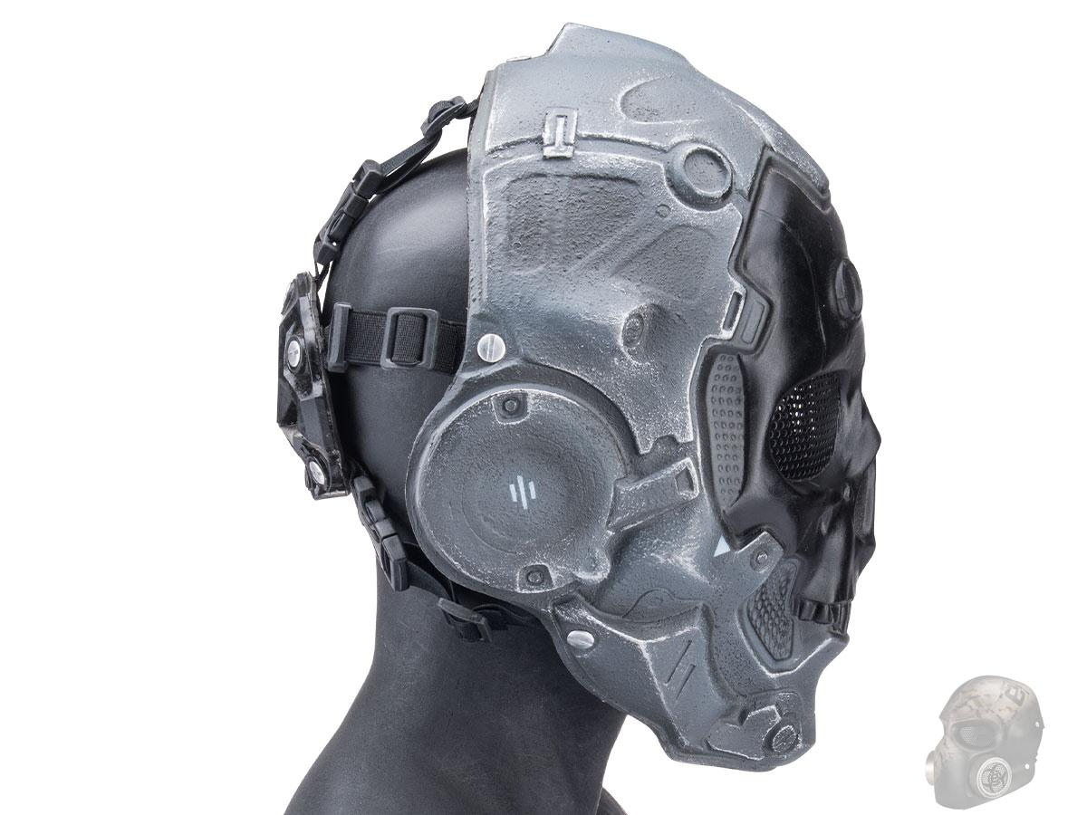 Evike.com R-Custom Fiberglass "Cyberskull" Full Face Mask (Color ...