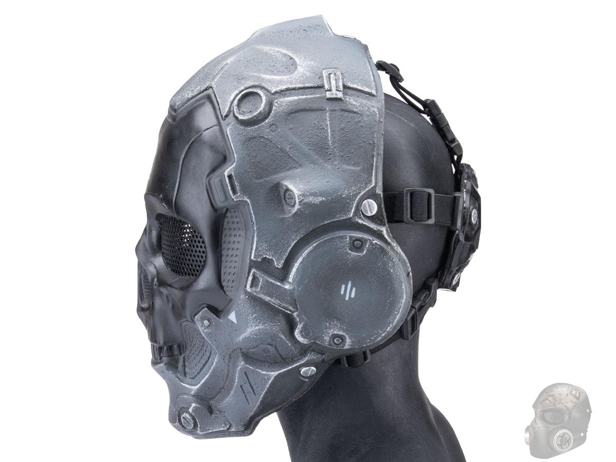Evike.com R-Custom Fiberglass "Cyberskull" Full Face Mask (Color ...