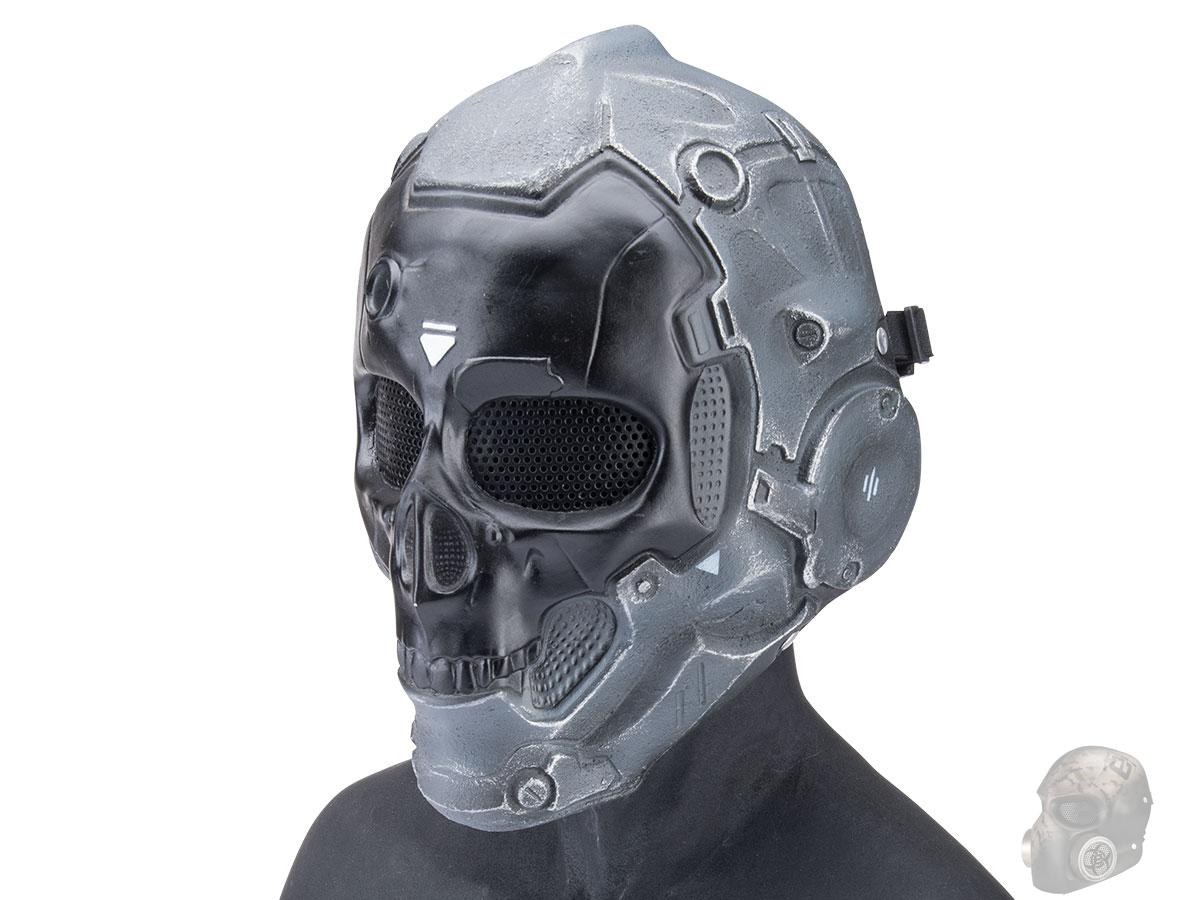 Evike.com R-Custom Fiberglass "Cyberskull" Full Face Mask (Color ...