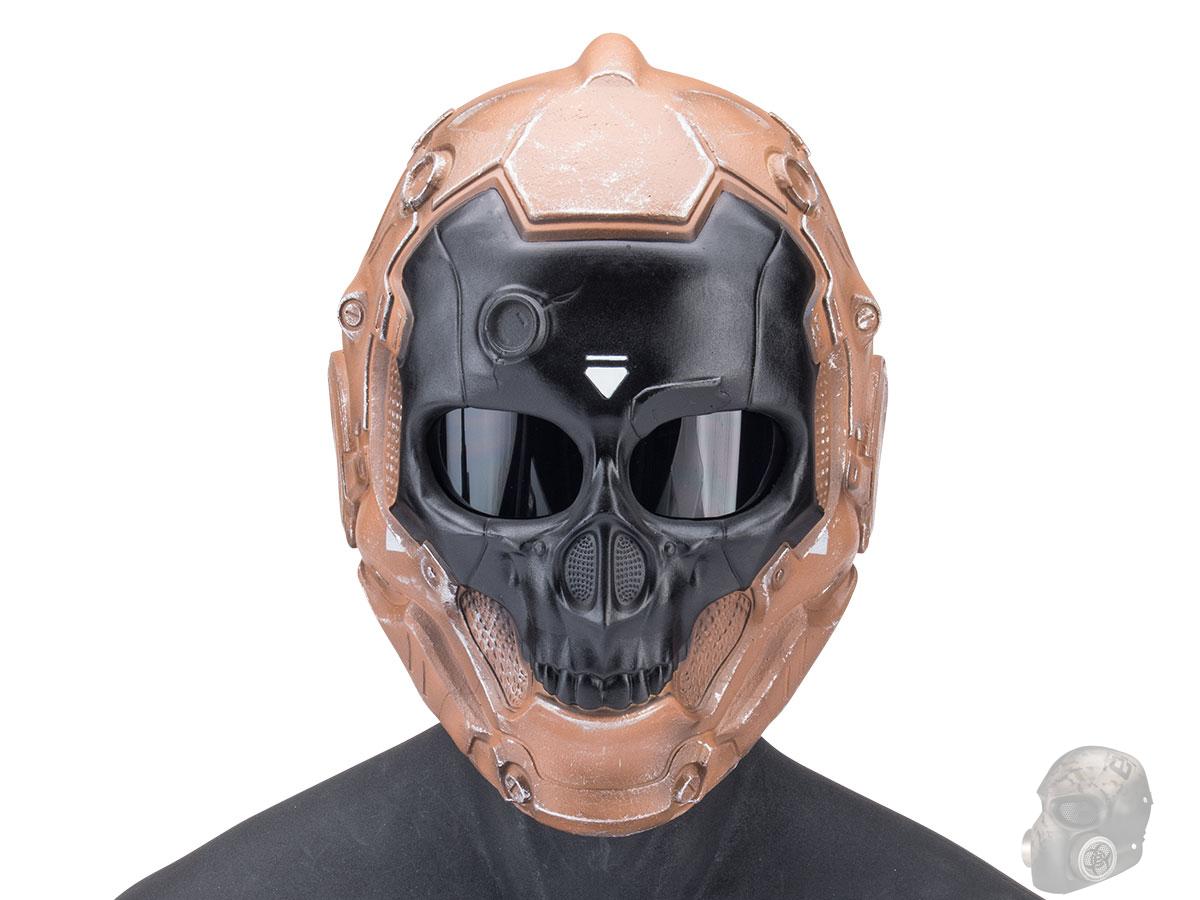 Evike.com R-Custom Fiberglass "Cyberskull" Full Face Mask (Color ...