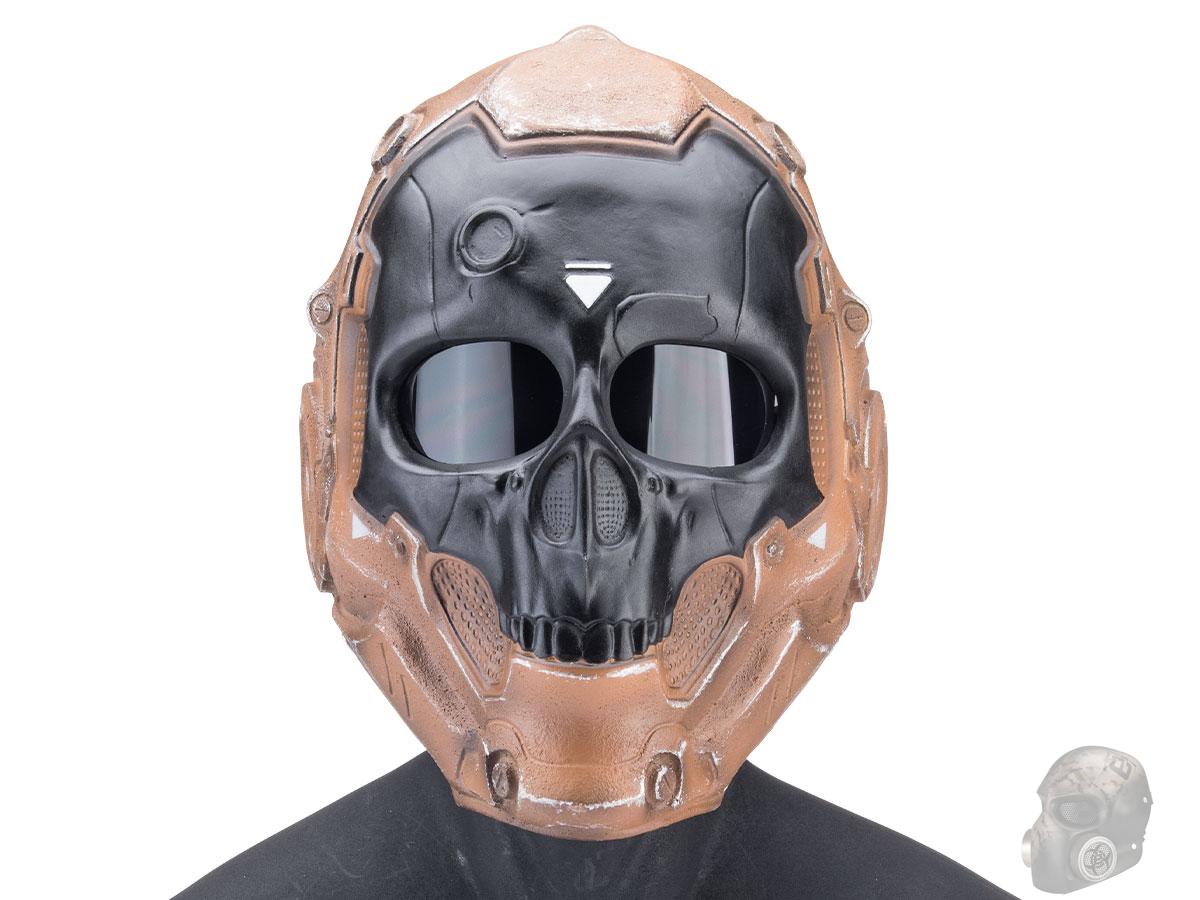 Evike.com R-Custom Fiberglass "Cyberskull" Full Face Mask (Color ...