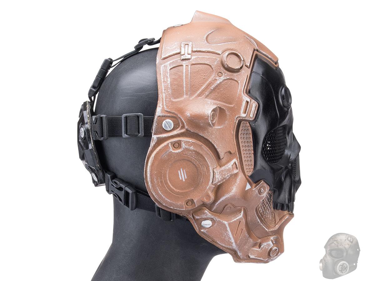 Evike.com R-Custom Fiberglass "Cyberskull" Full Face Mask (Color ...