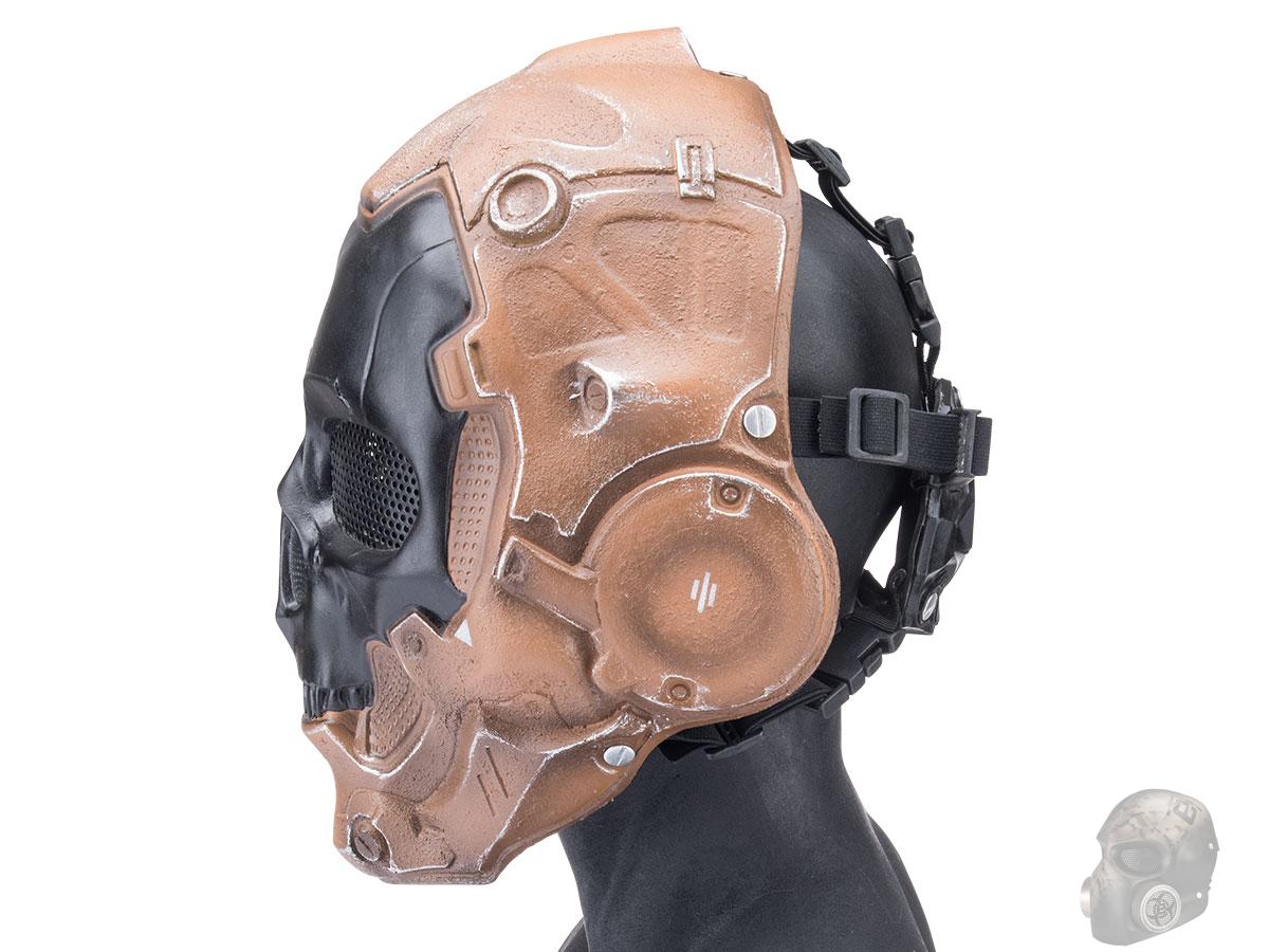 Evike.com R-Custom Fiberglass "Cyberskull" Full Face Mask (Color ...