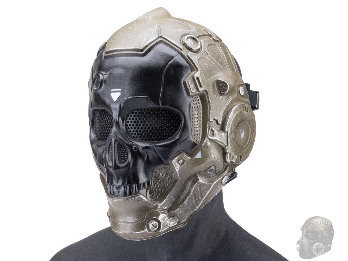 Evike.com R-Custom Fiberglass "Cyberskull" Full Face Mask (Color: OD ...