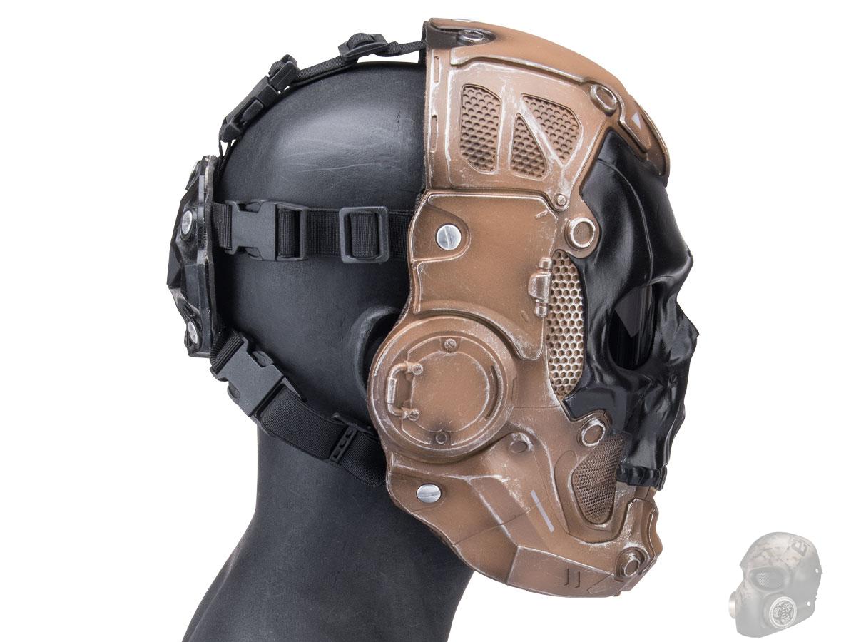 Evike.com R-Custom Fiberglass "Cyberskull 2" Full Face Mask (Color ...