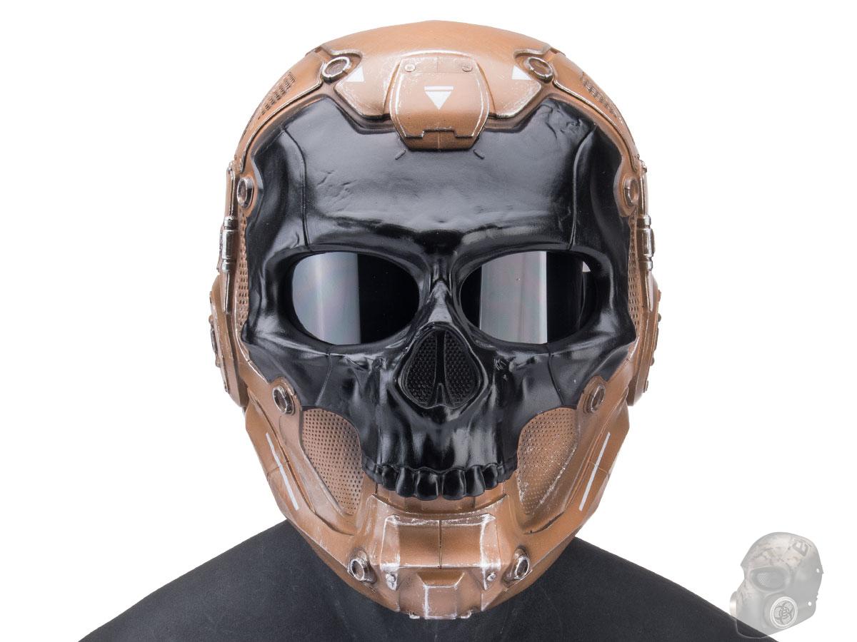 Evike.com R-Custom Fiberglass "Cyberskull 2" Full Face Mask (Color ...