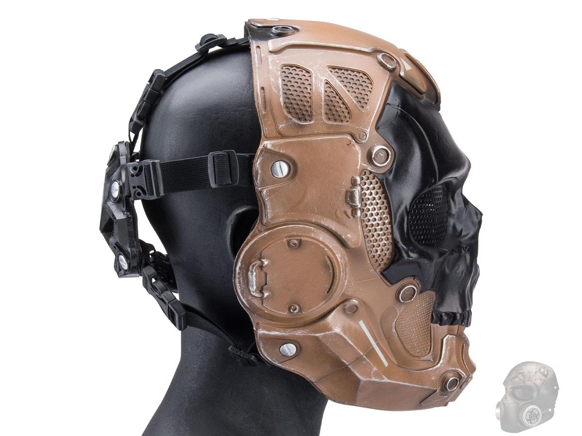 Evike.com R-Custom Fiberglass "Cyberskull 2" Full Face Mask (Color ...