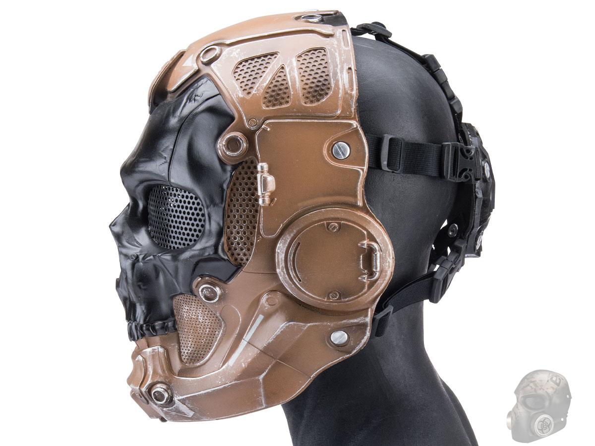 Evike.com R-Custom Fiberglass "Cyberskull 2" Full Face Mask (Color ...