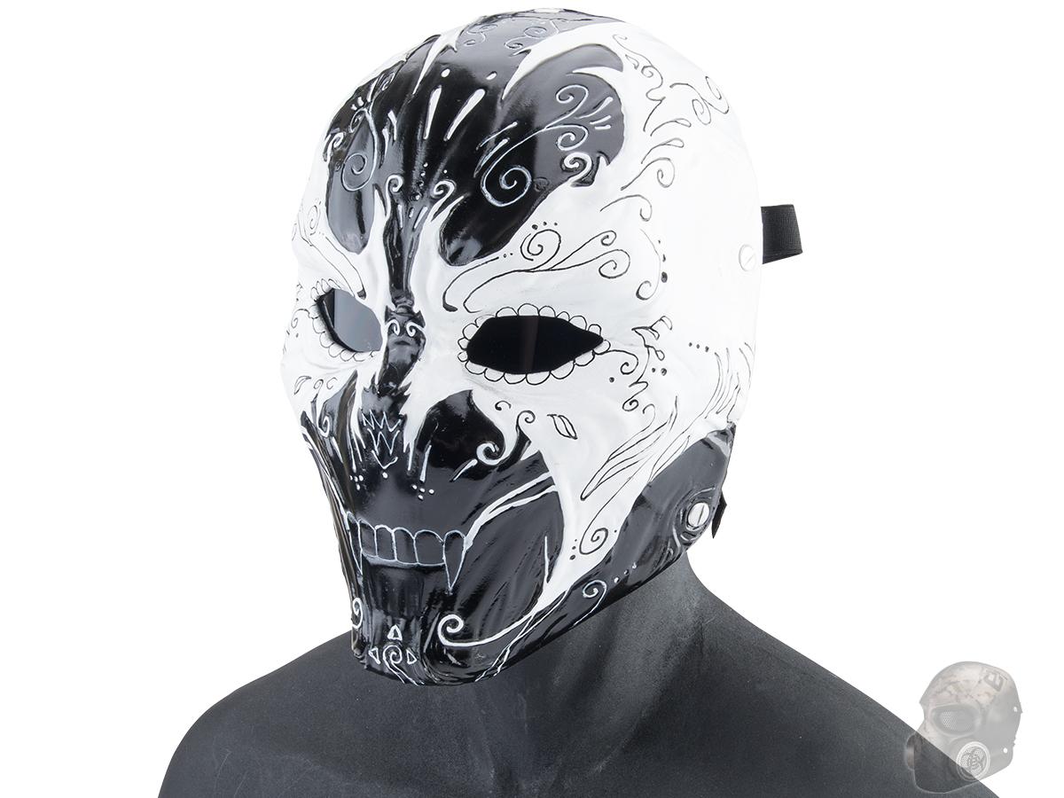 Evike.com R-Custom Fiberglass "Hellspawn" Full Face Mask (Color: Dia De ...