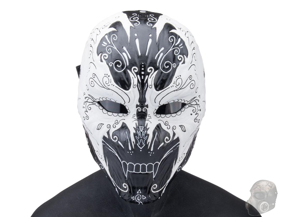 Evike.com R-Custom Fiberglass "Hellspawn" Full Face Mask (Color: Dia De ...