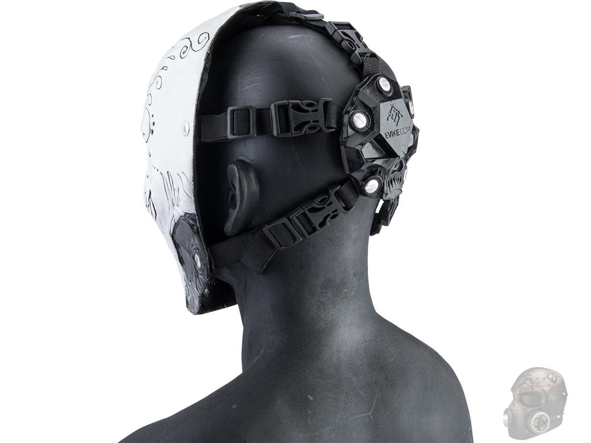 Evike.com R-Custom Fiberglass "Hellspawn" Full Face Mask (Color: Dia De ...