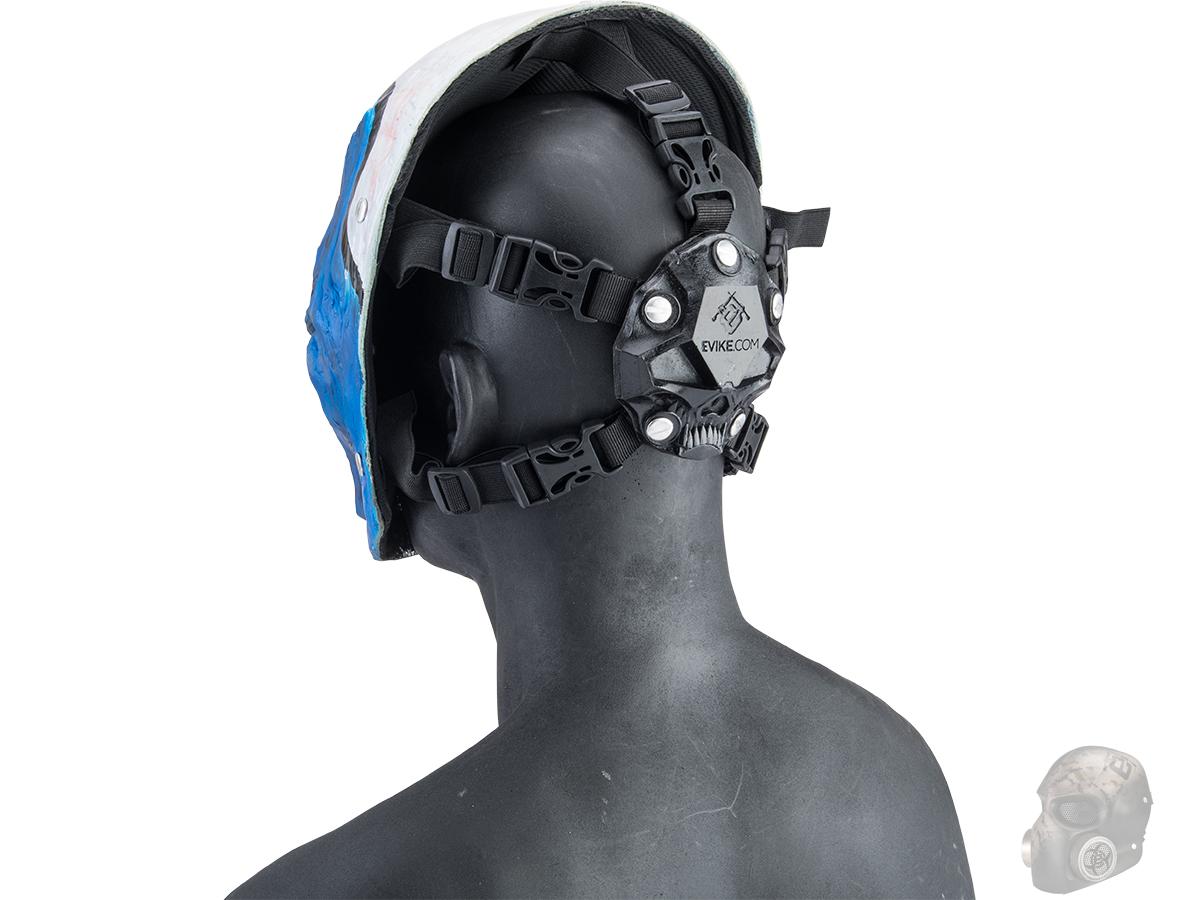 Evike.com R-Custom Fiberglass "Hell Clown" Full Face Mask (Color: Blue ...