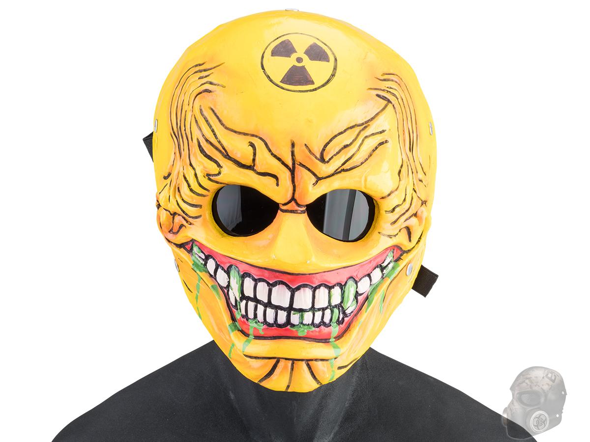 Evike.com R-Custom Fiberglass "Hell Clown" Full Face Mask (Color ...