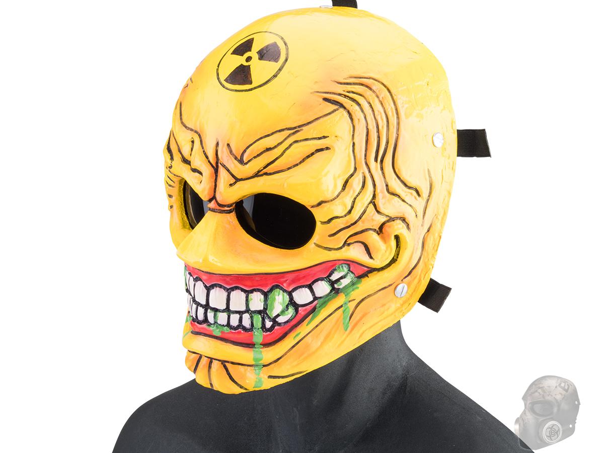 Evike.com R-Custom Fiberglass "Hell Clown" Full Face Mask (Color ...