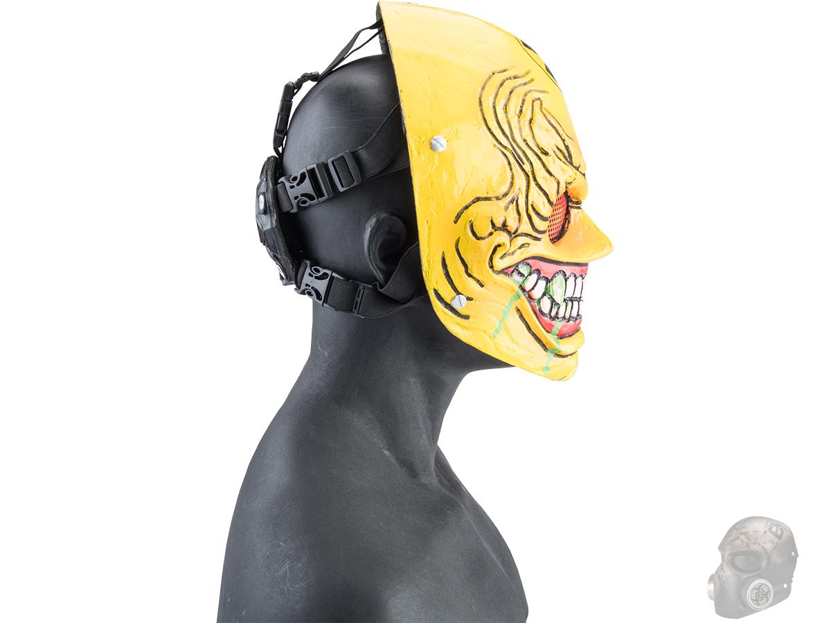 Evike.com R-Custom Fiberglass "Hell Clown" Full Face Mask (Color ...