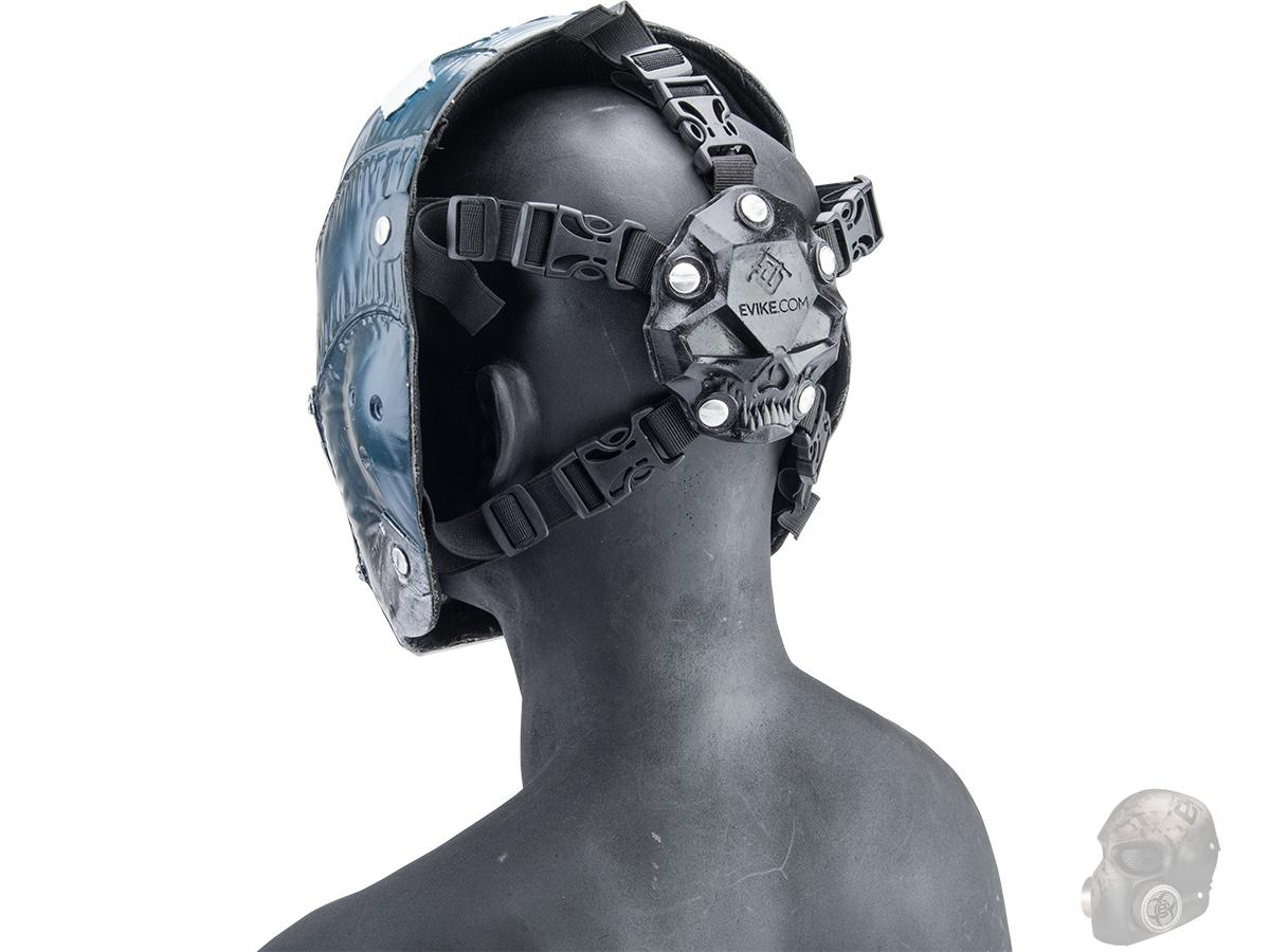 Evike.com R-Custom Fiberglass "Zombie" Full Face Mask (Color: Blue ...