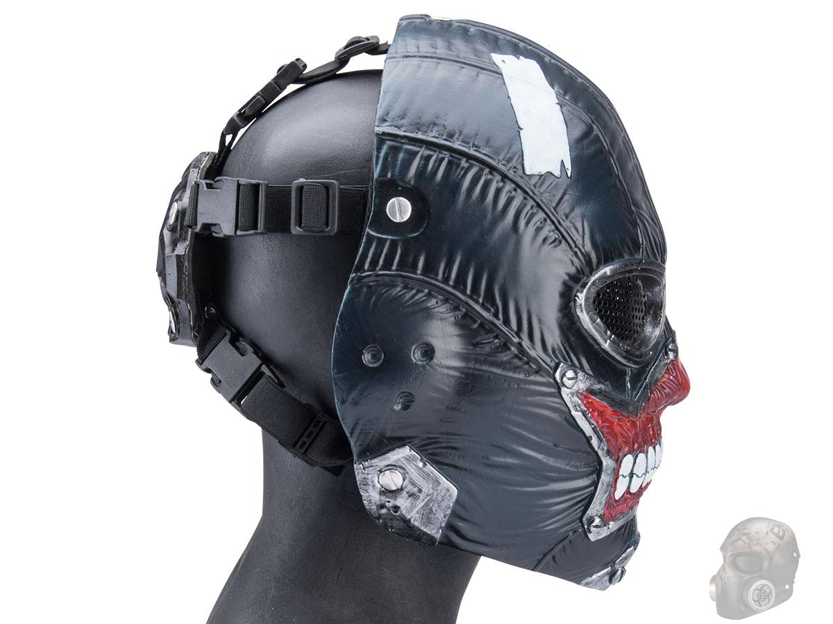 Evike.com R-Custom Fiberglass "Zombie" Full Face Mask (Color: Black ...