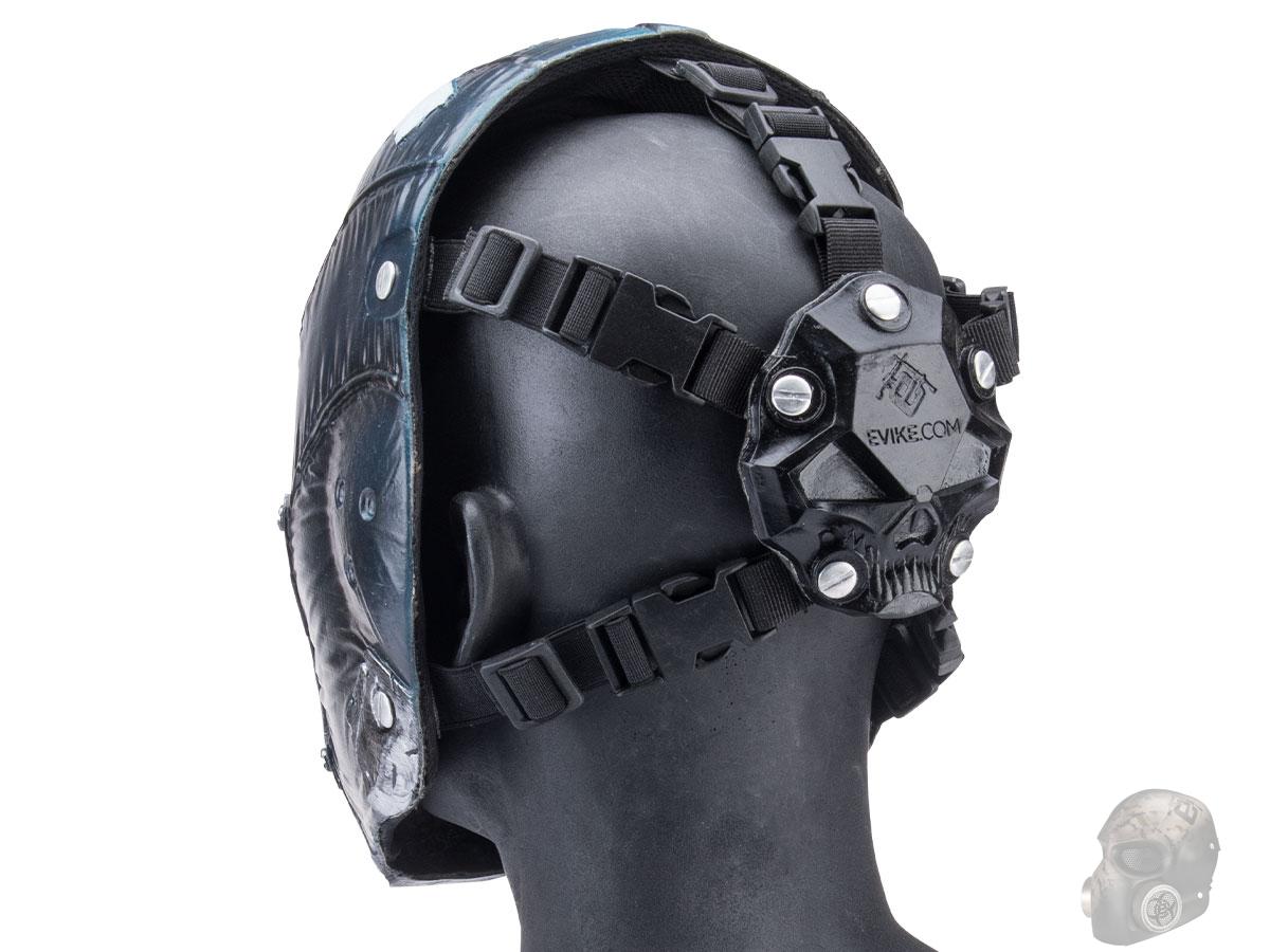 Evike.com R-Custom Fiberglass "Zombie" Full Face Mask (Color: Black ...