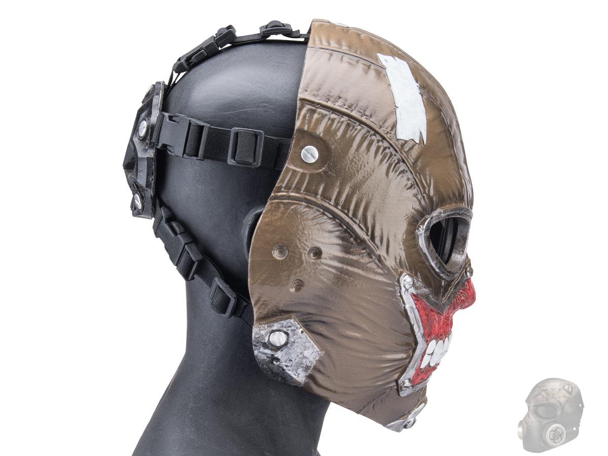 Evike.com R-Custom Fiberglass "Zombie" Full Face Mask (Color: Brown ...