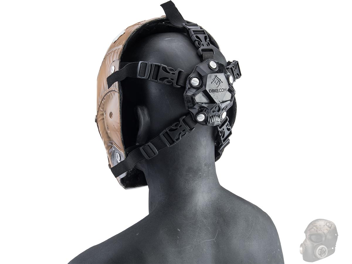 Evike.com R-Custom Fiberglass "Zombie" Full Face Mask (Color: Brown ...