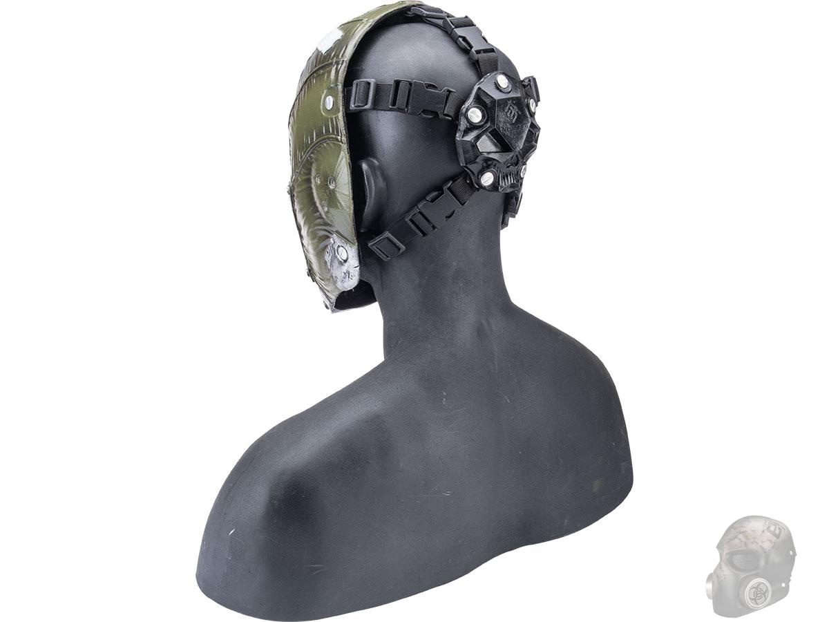 Evike.com R-Custom Fiberglass "Zombie" Full Face Mask (Color: Green ...
