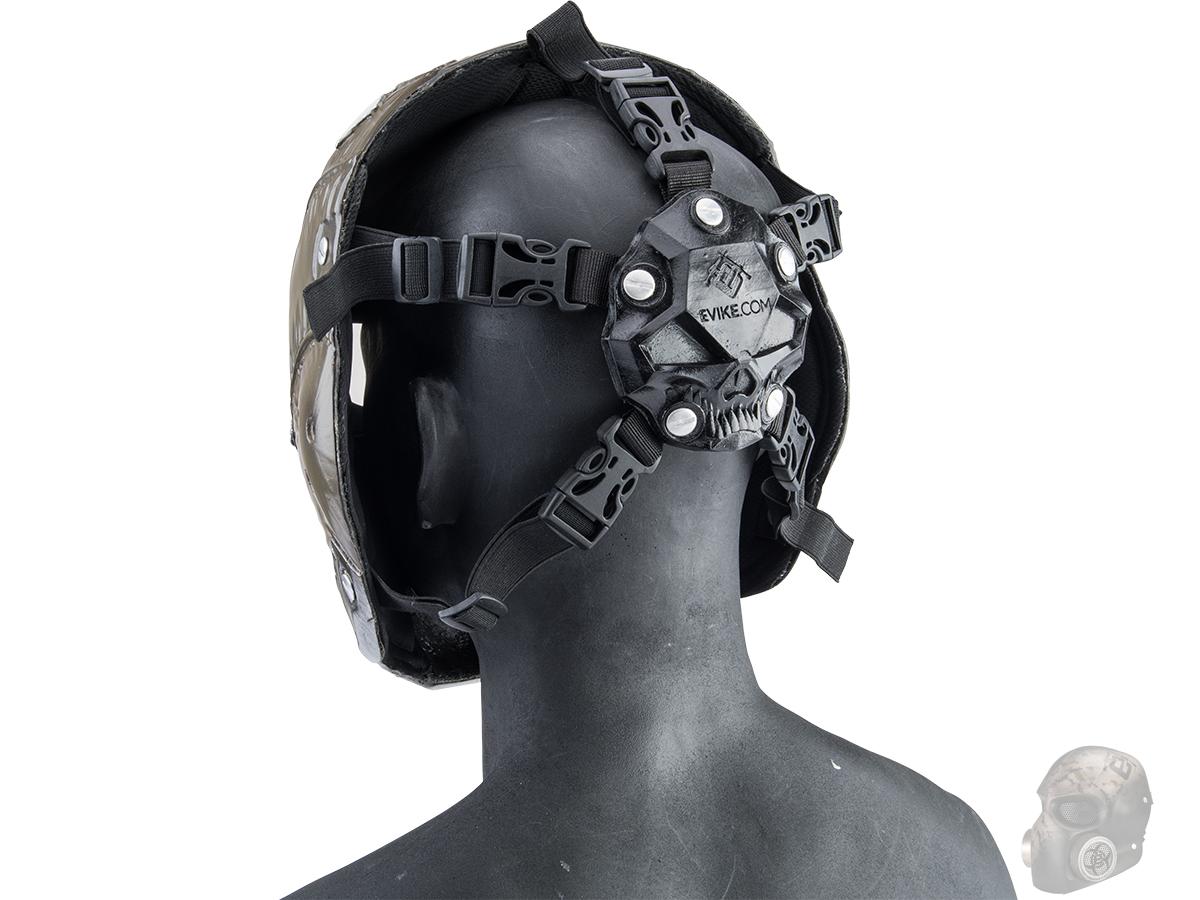 Evike.com R-Custom Fiberglass "Zombie" Full Face Mask (Color: Green ...