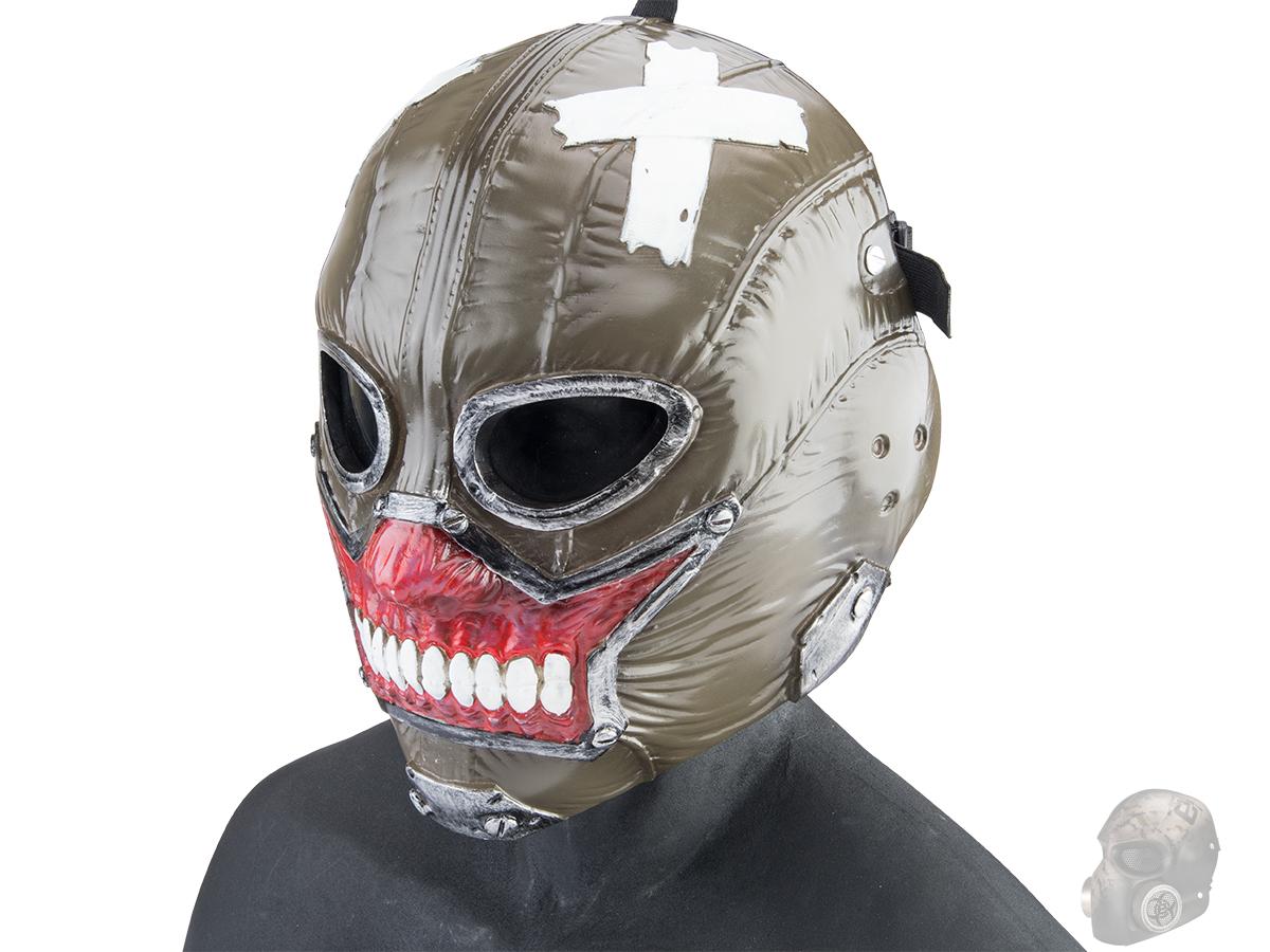 Evike.com R-Custom Fiberglass "Zombie" Full Face Mask (Color: Green ...
