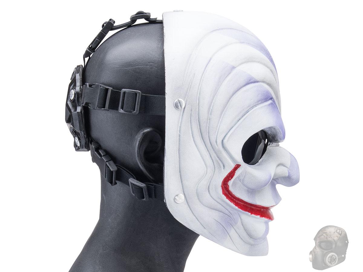 Evike.com R-Custom Fiberglass "Clown" Full Face Mask (Color: Bozo ...