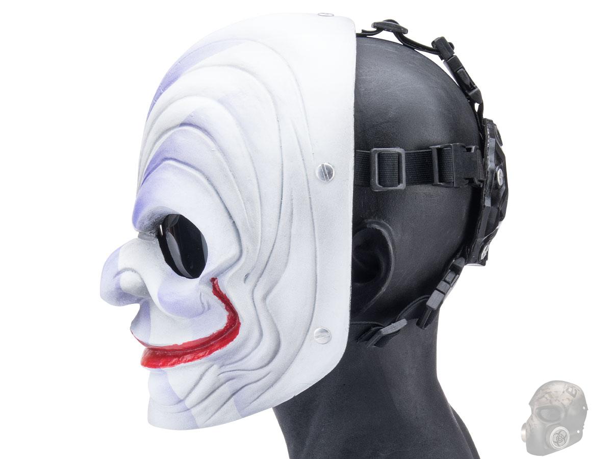 Evike.com R-Custom Fiberglass "Clown" Full Face Mask (Color: Bozo ...