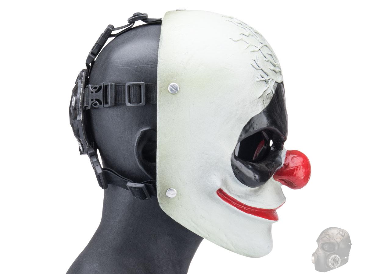 Evike.com R-Custom Fiberglass "Clown" Full Face Mask (Color: Crusty ...