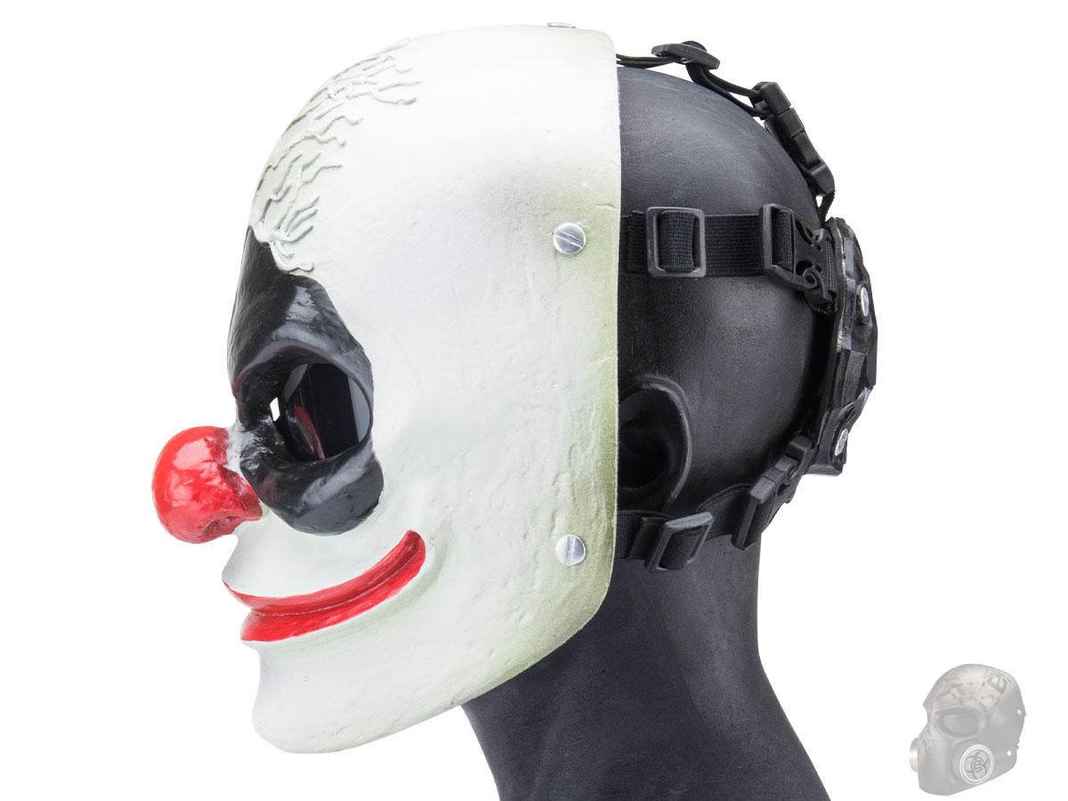 Evike.com R-Custom Fiberglass "Clown" Full Face Mask (Color: Crusty ...