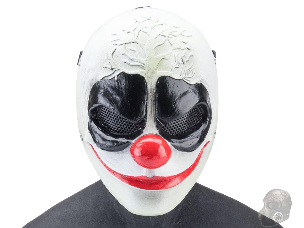 Evike.com R-Custom Fiberglass "Clown" Full Face Mask (Color: Crusty ...