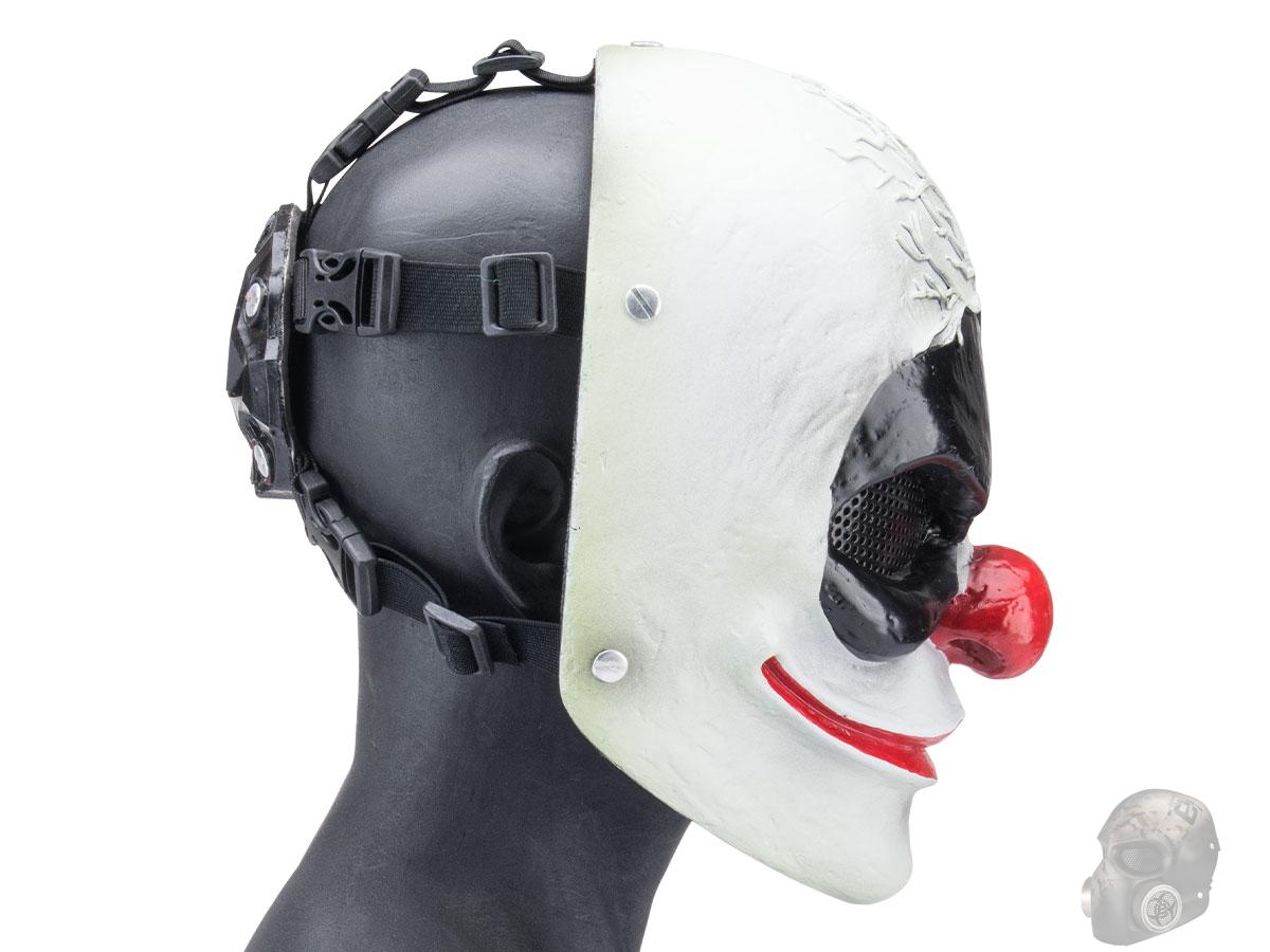 Evike.com R-Custom Fiberglass "Clown" Full Face Mask (Color: Crusty ...