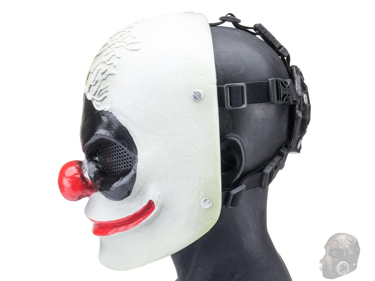 Evike.com R-Custom Fiberglass "Clown" Full Face Mask (Color: Crusty ...