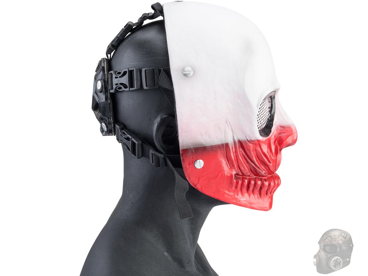 Evike.com R-Custom Fiberglass "Twisty" Full Face Mask (Model: Mesh Lens ...