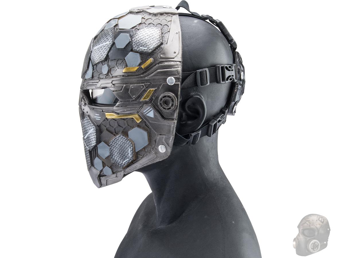 Evike.com R-Custom Fiberglass "Cypher" Full Face Mask (Color: Metallic ...