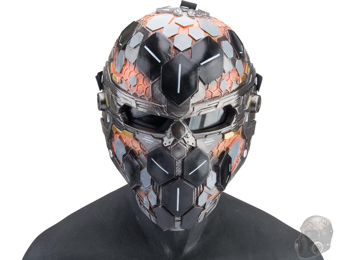 Evike.com R-Custom Fiberglass "Cypher" Full Face Mask (Color: Black ...