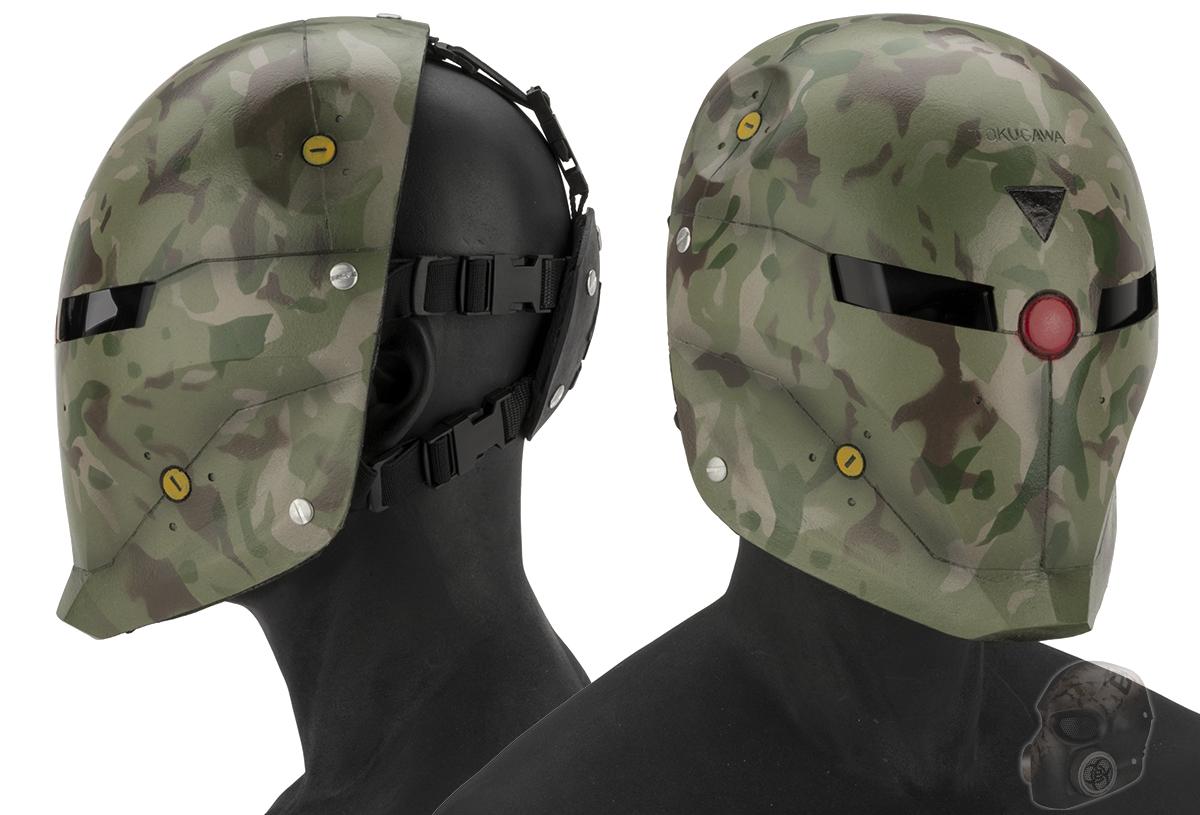 Evike.com R-Custom Fiberglass "Fox" Full Face Mask with Smoked Lenses ...