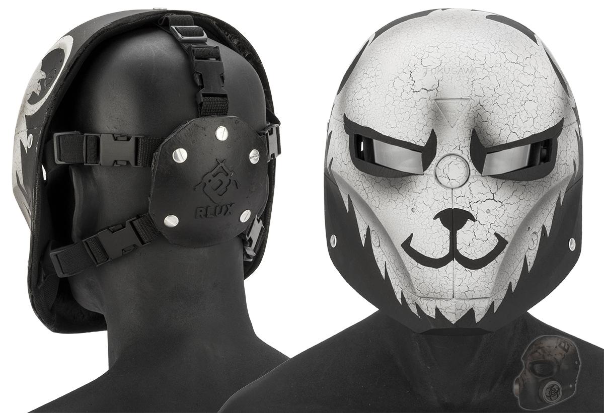 Evike.com R-Custom Fiberglass "Fox" Full Face Mask (Color: Pan / Clear ...