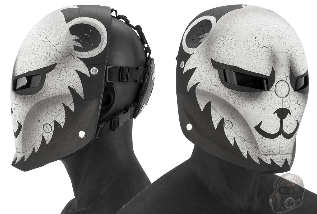 Evike.com R-Custom Fiberglass "Fox" Full Face Mask with Smoked Lenses ...