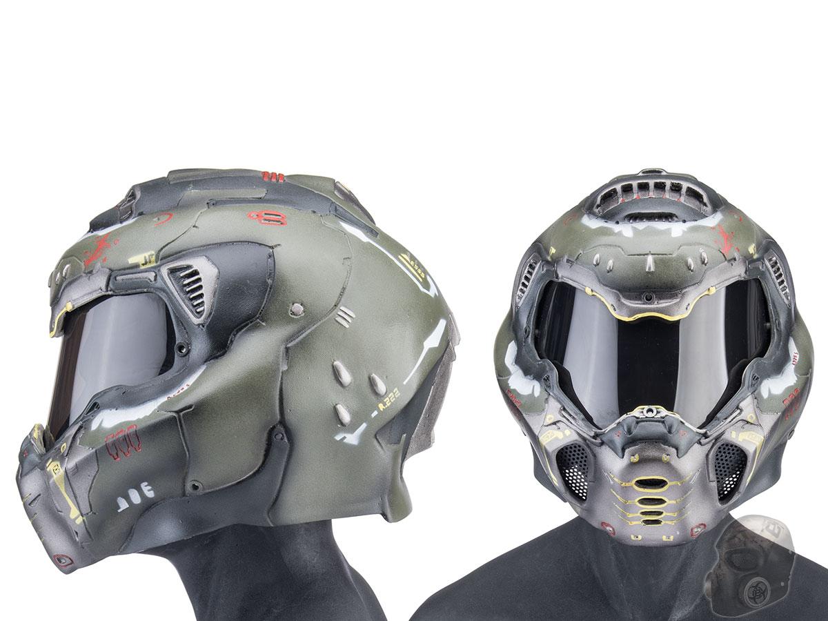 Tidoom Custom Fiberglass "Rip And Tear" Helmet, Tactical Gear/Apparel ...