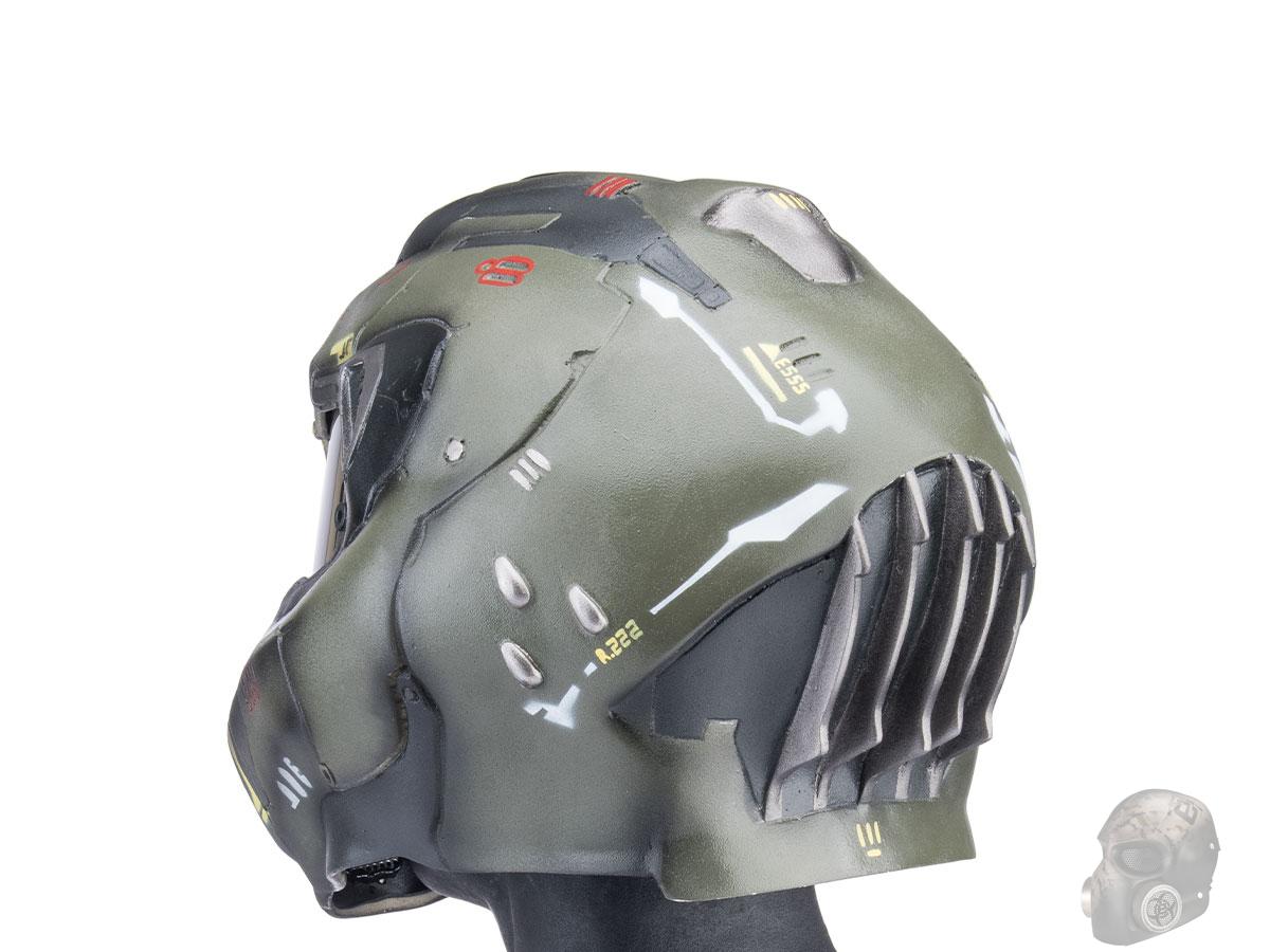 Tidoom Custom Fiberglass "Rip And Tear" Helmet, Tactical Gear/Apparel ...