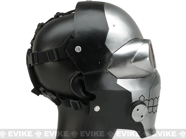 Evike.com R-Custom Fiberglass "Death Gun" Full Face Mask with Wire Mesh ...