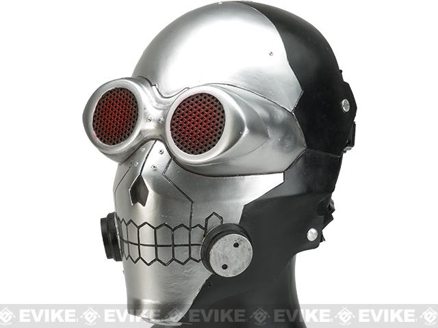 Evike.com R-Custom Fiberglass "Death Gun" Full Face Mask with Wire Mesh ...