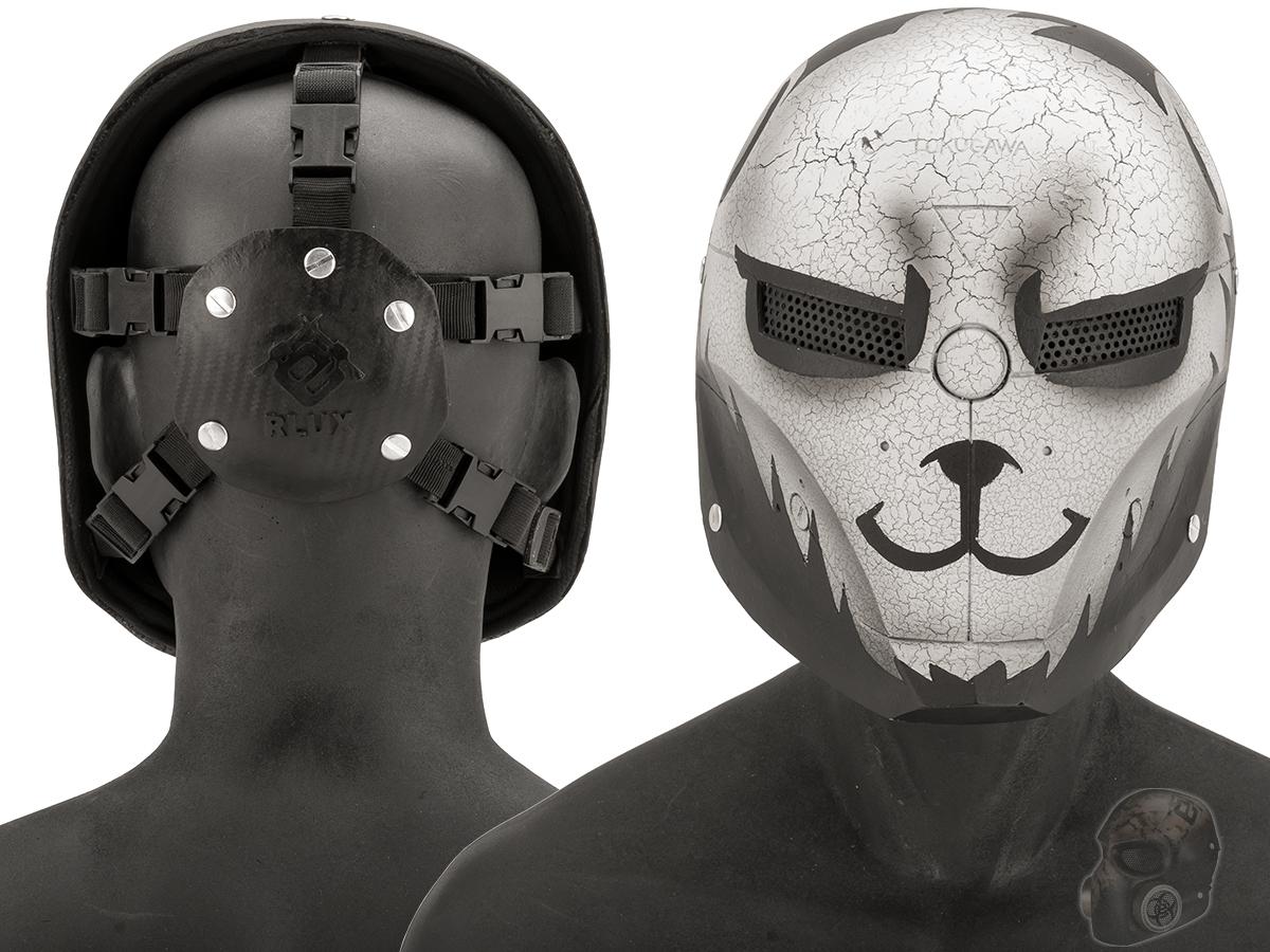 Evike.com R-Custom Fox 2.0 Fiberglass Mask w/ Wire Mesh (Color: Panda ...