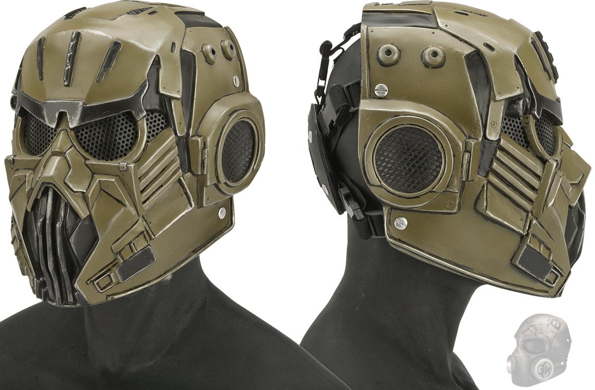 Evike.com R-Custom Hellghast Fiberglass Mask w/ Wire Mesh (Color ...